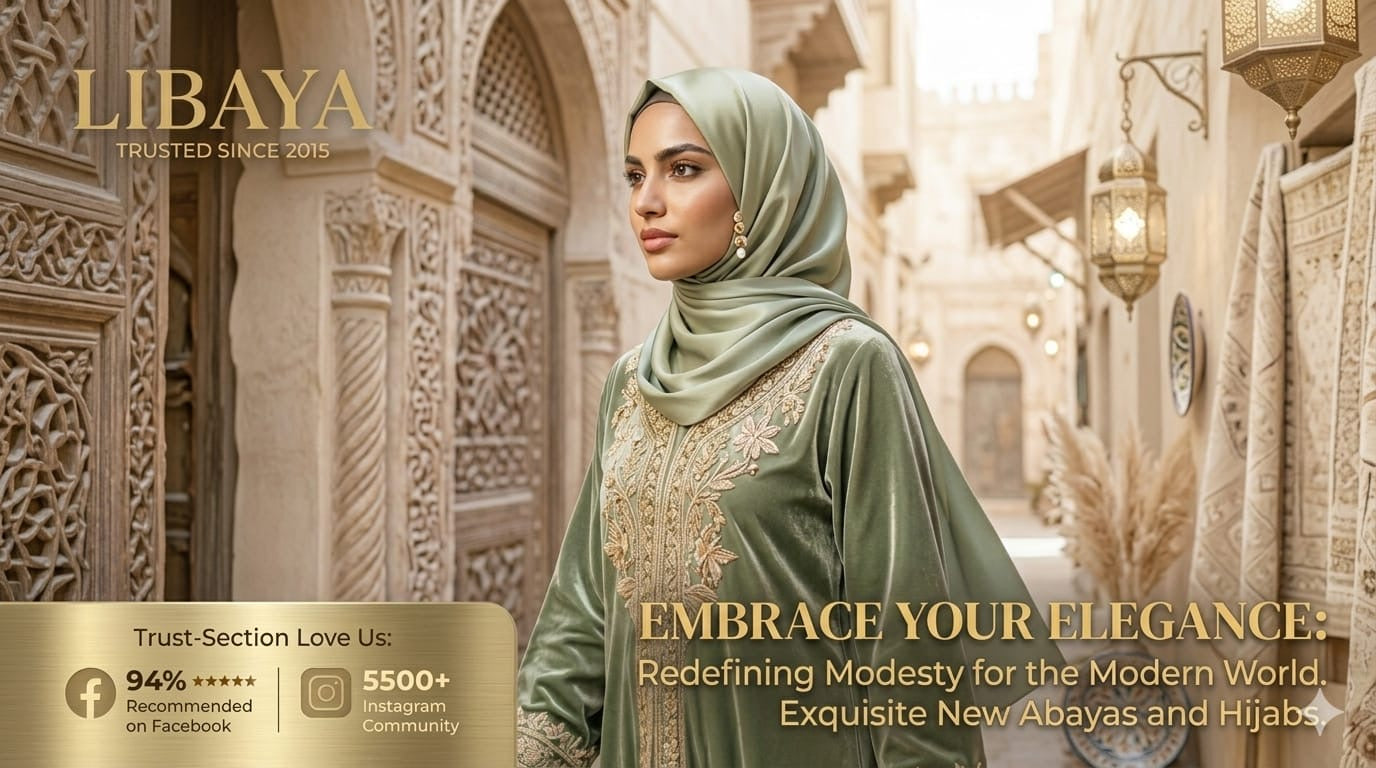 Buy Abaya Online in Pakistan – Premium Abayas & Hijabs | Libaya
